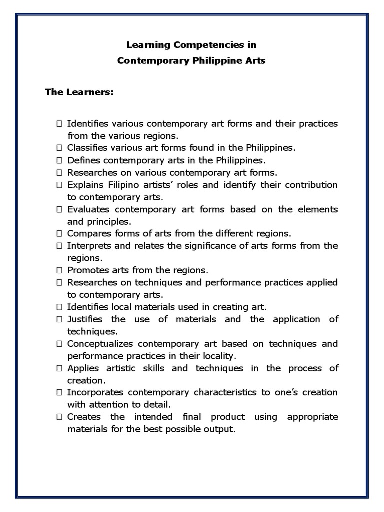 Learning Competencies | PDF | Language Arts & Discipline | Foreign ...