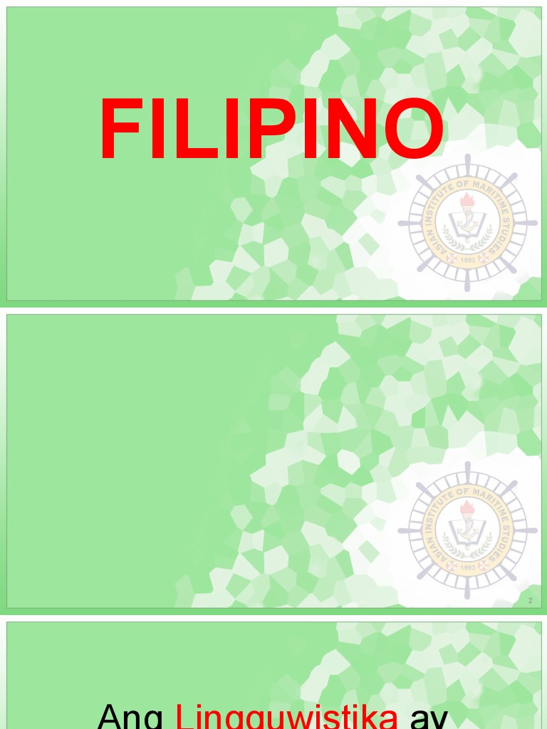 Lesson 4 - Filipino | PDF