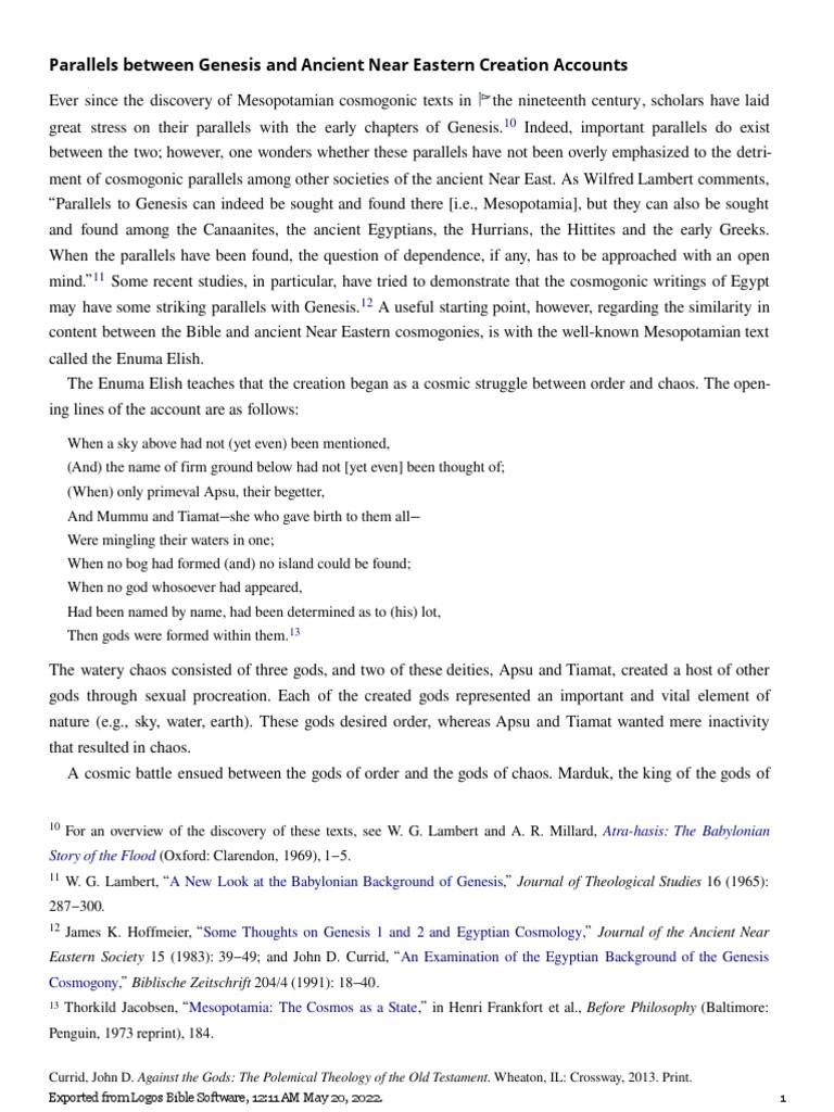 Against The Gods: The Polemical Theology of The Old Testament | PDF ...