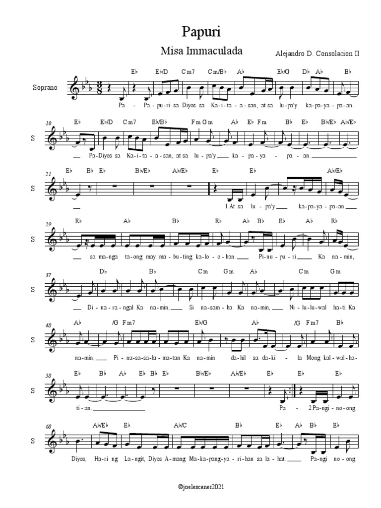 Papuri Immaculada Jx Pdf