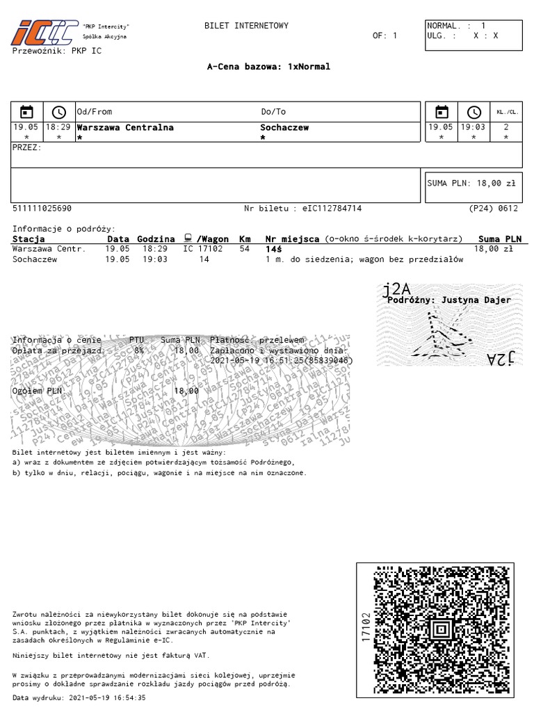 Bilet 112784714 | PDF