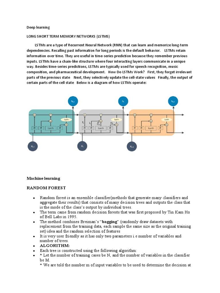 LSTM | PDF | Applied Mathematics | Machine Learning