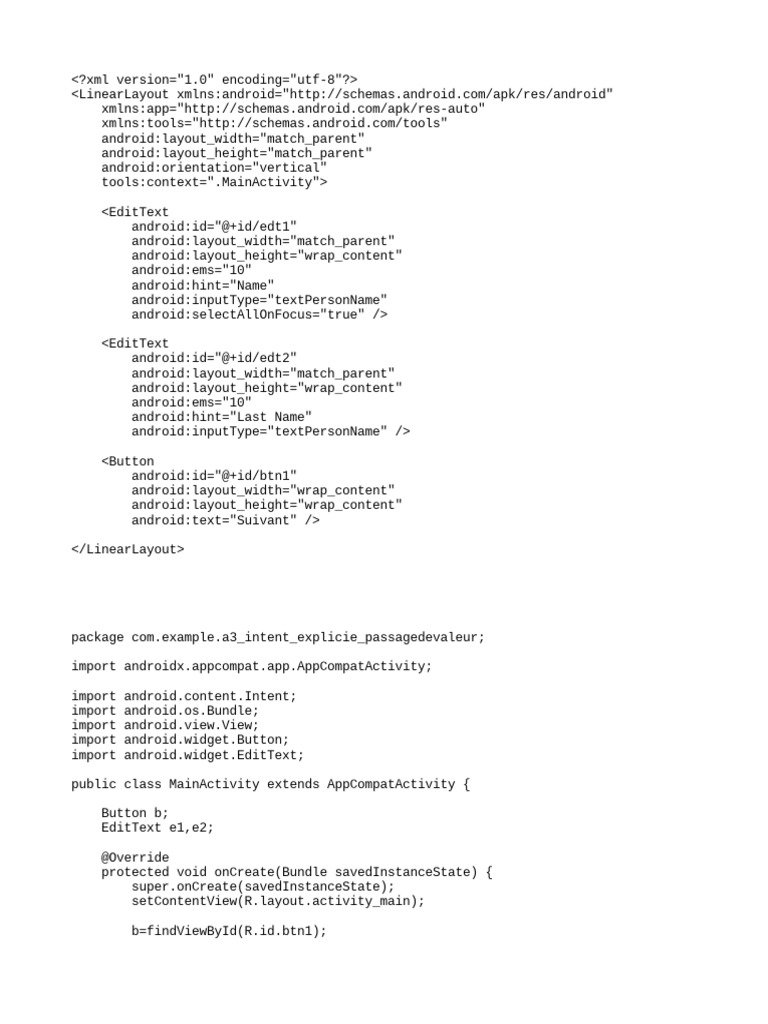 Intent Explicite | PDF | Computers