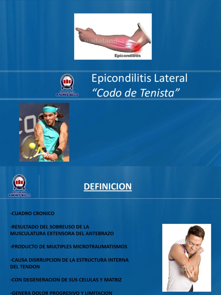 Epicondilitis Lateral | PDF | Ciencias de la Salud | Especialidades Medicas