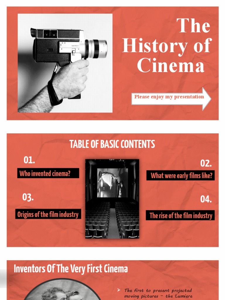 Evolution of Cinema: A Brief History | PDF | Movie Theater | Cinematography