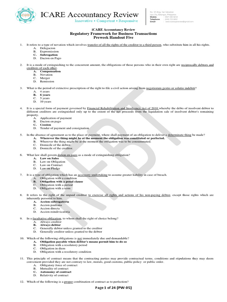ICARE RFBT Preweek (5) - Batch4 | PDF | Mortgage Law | Foreclosure