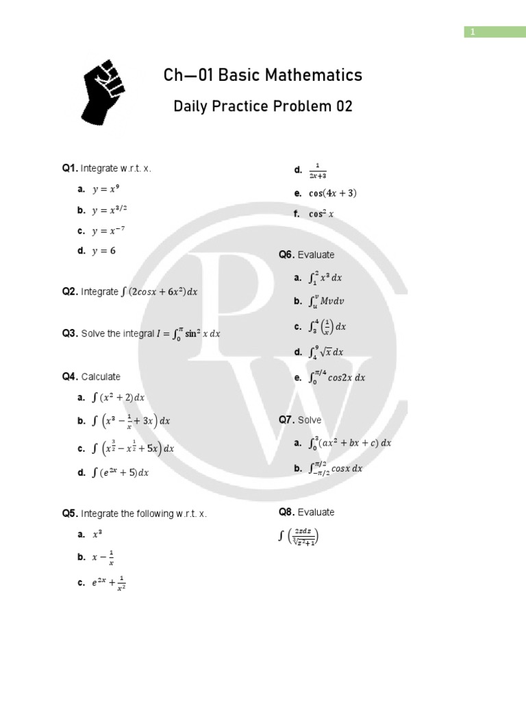 Basic Mathematics Dpp 02 Pdf