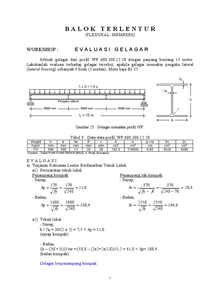 Perencanaan Balok | PDF