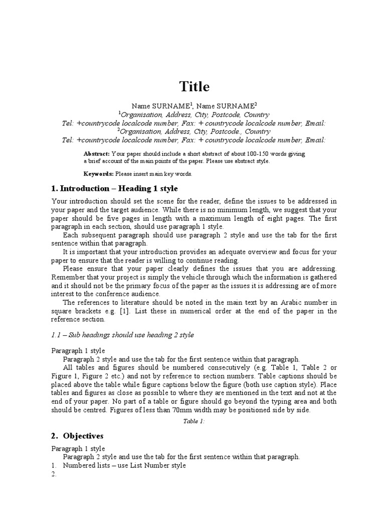 IST-africa Template | PDF | Paragraph | Writing