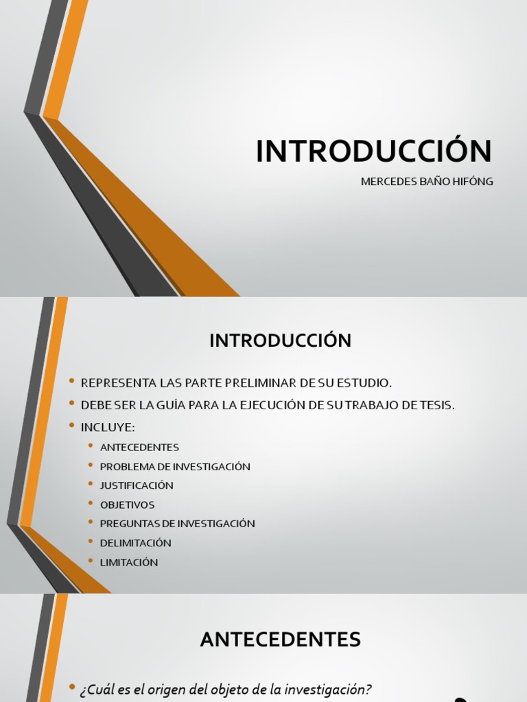 Introducción De La Tesis Pdf Interacciones De Disciplina Académica 3496