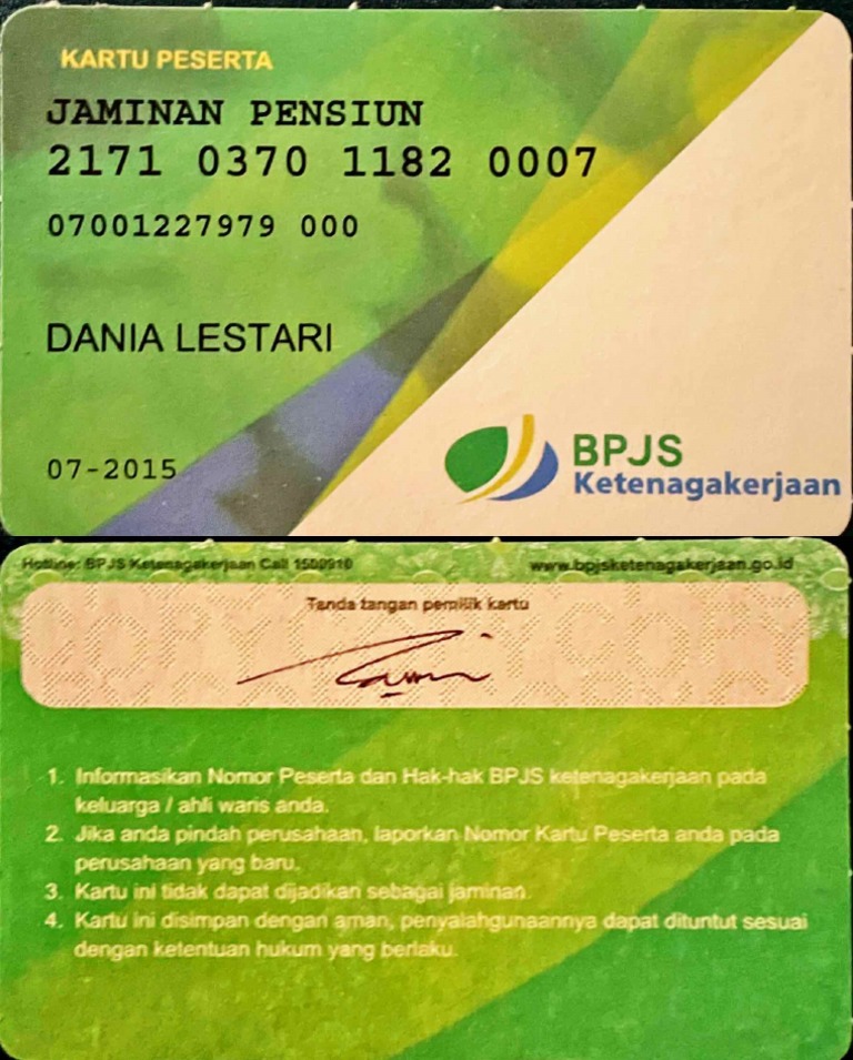 Kartu Peserta BPJS | PDF