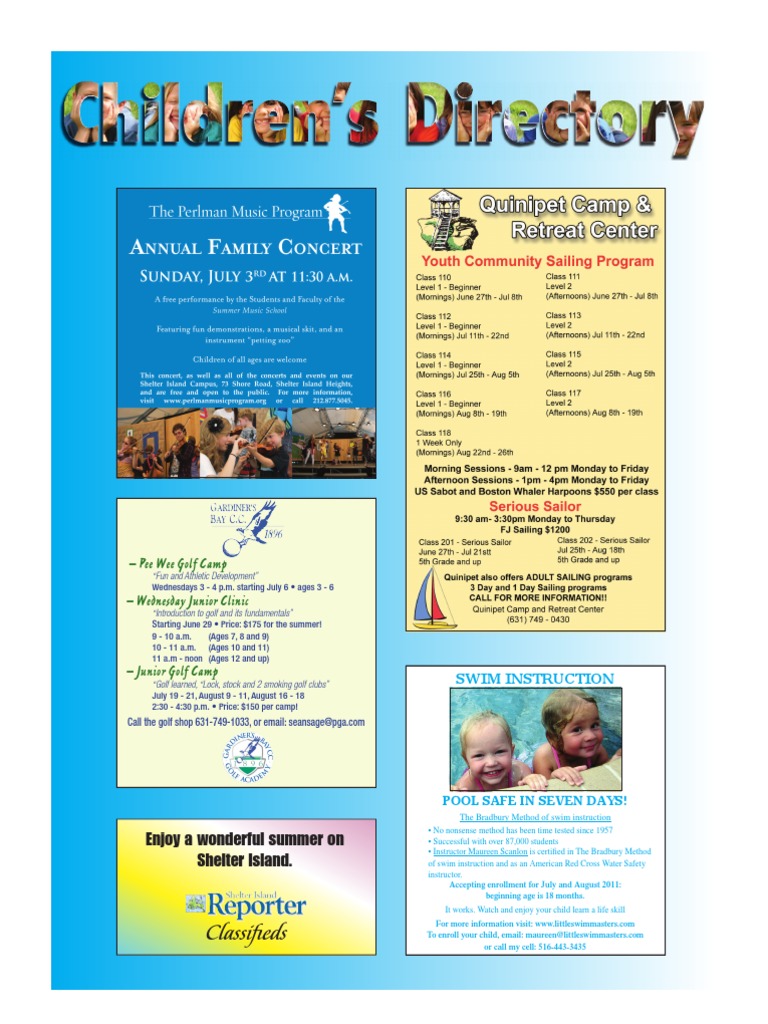 SIR Children's Directory | PDF