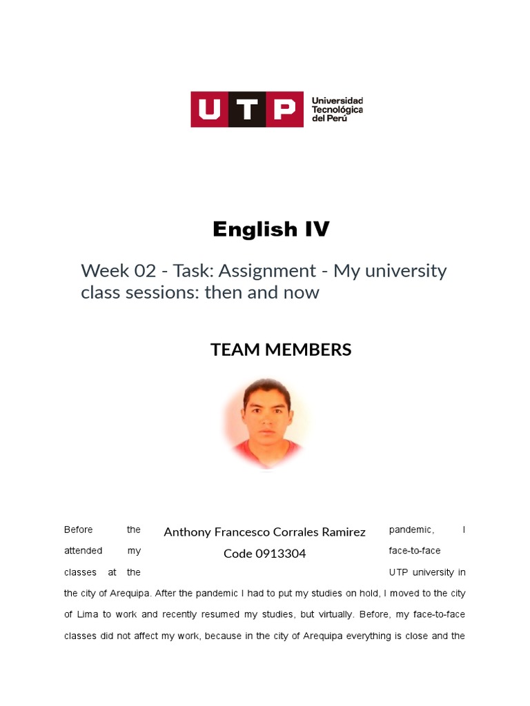Corrales Ramirez, Anthony Francesco | PDF | Career & Growth | Language ...
