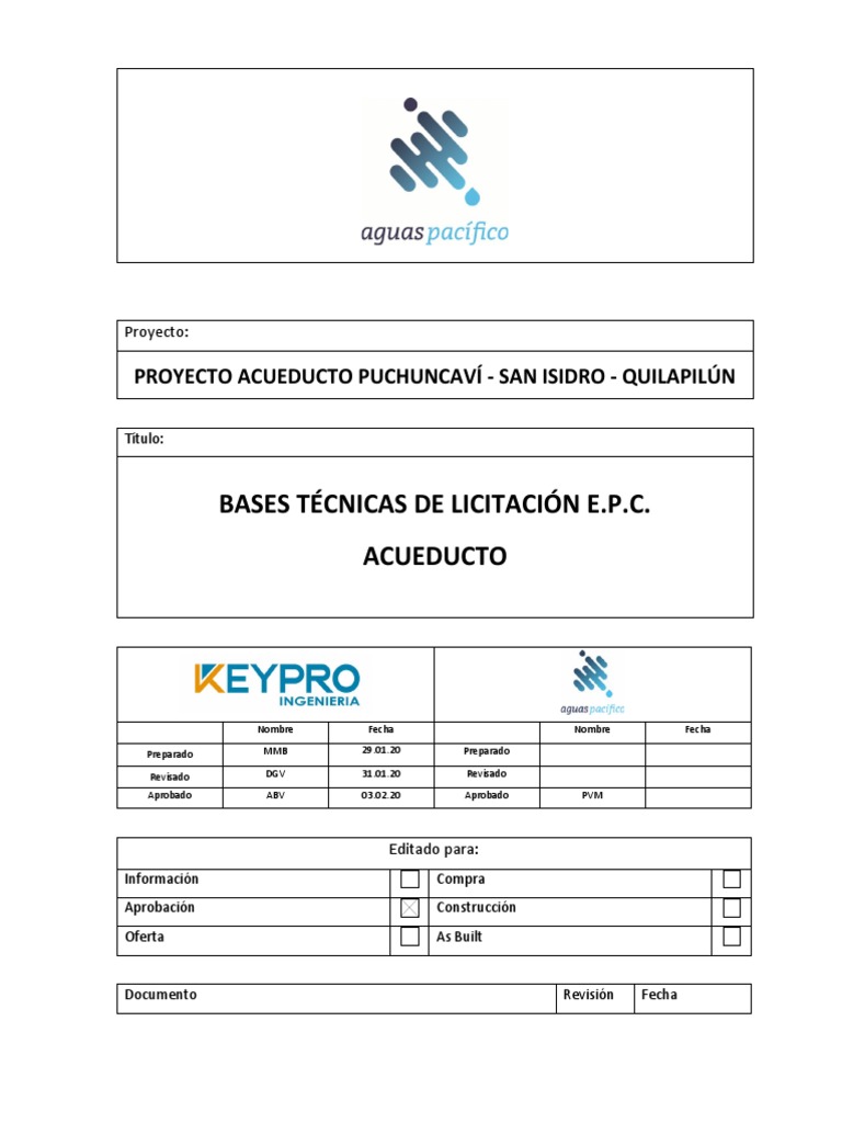 AP002 IB 0130 ABT BAT GC 0001 - R0 Bases Tcnicas Licitacin. | PDF | Evaluación de impacto ...
