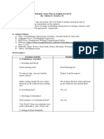 A Detailed Lesson Plan in English For Grade Four | PDF | Visual ...