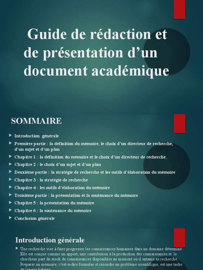 Guide de Rédaction Et de Présentation d’Un Mémoire Informatique 2019 ...