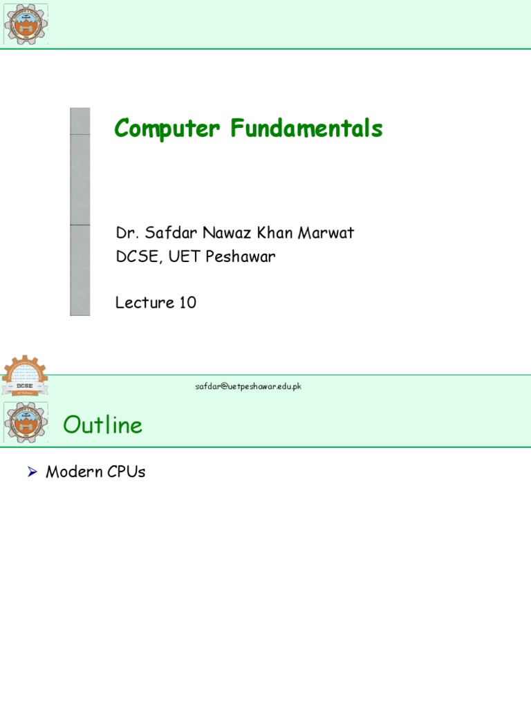 Computer Fundamental | PDF | Microprocessor | Central Processing Unit
