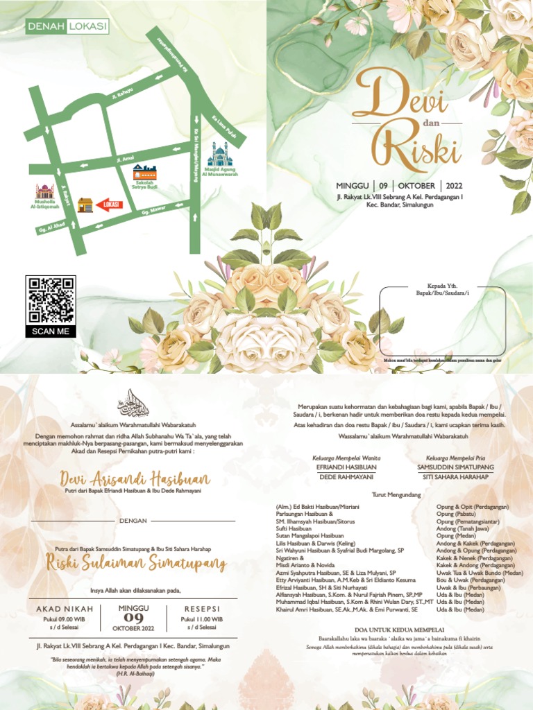 Undangan Devi Final | PDF