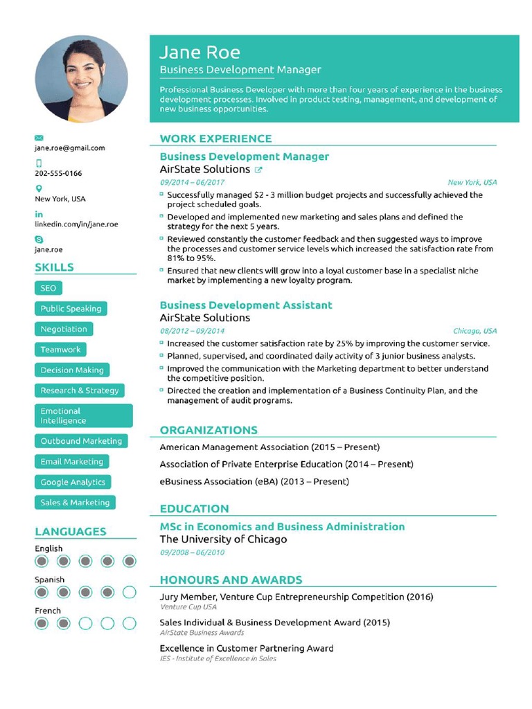 Functional Resume Template | PDF