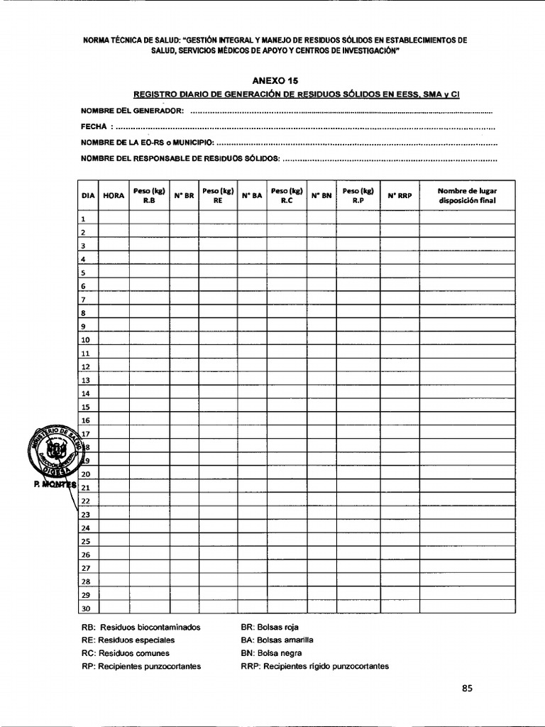 Anexo 15 NTS 144 | PDF