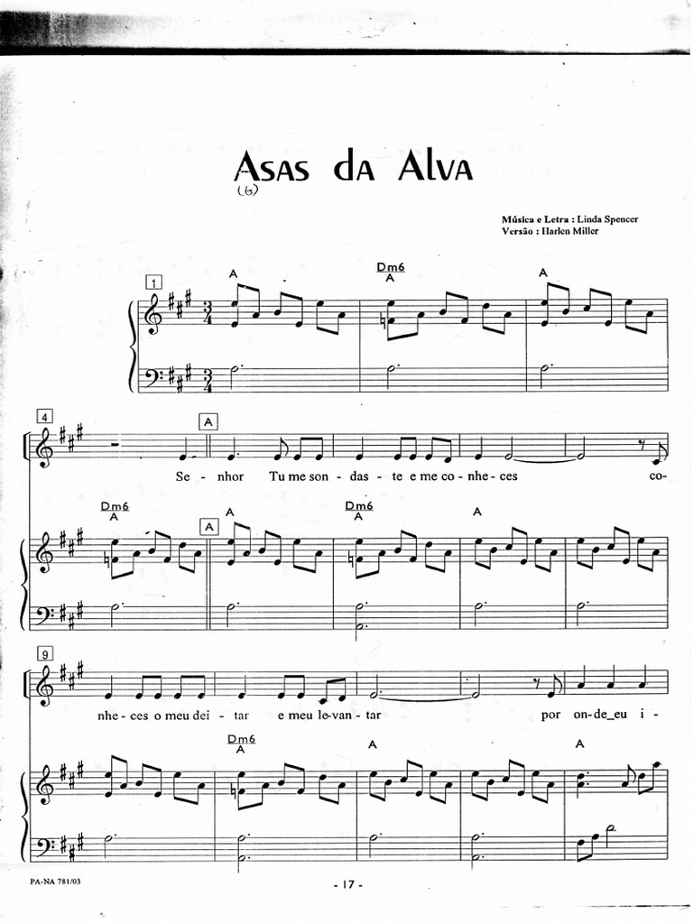 Asas Da Alva Partitura | PDF