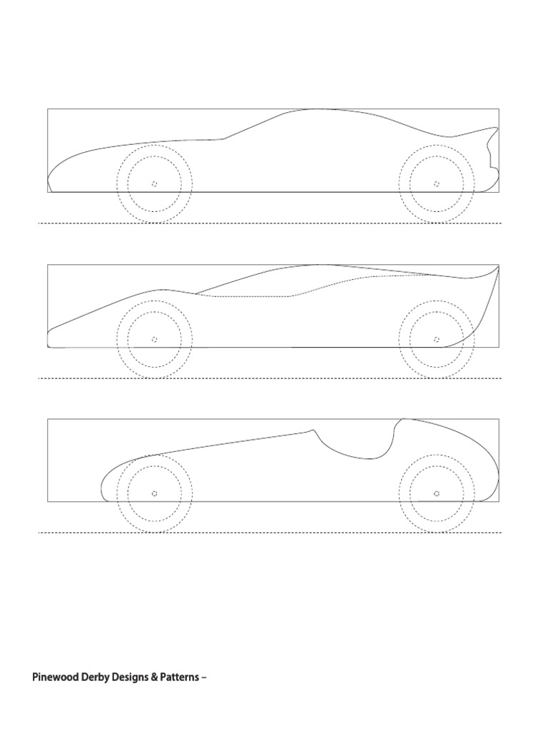 Pinewood Derby Templates 11 | PDF