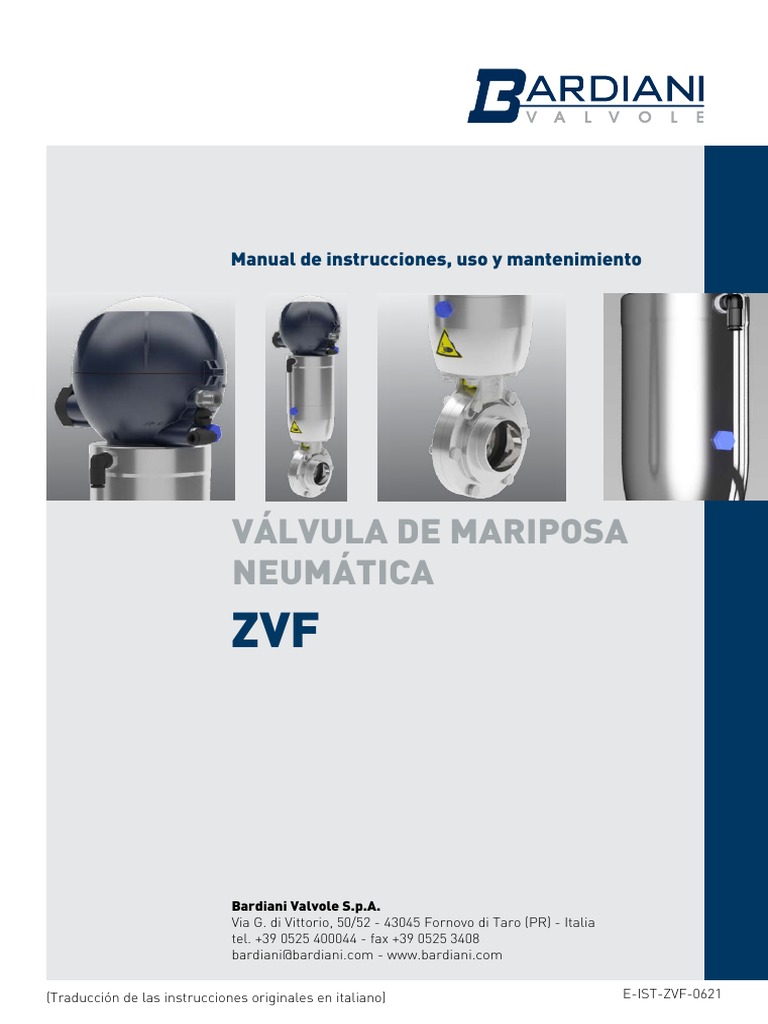 Manual de Valvula Bardiani | PDF | Solenoide | Materiales