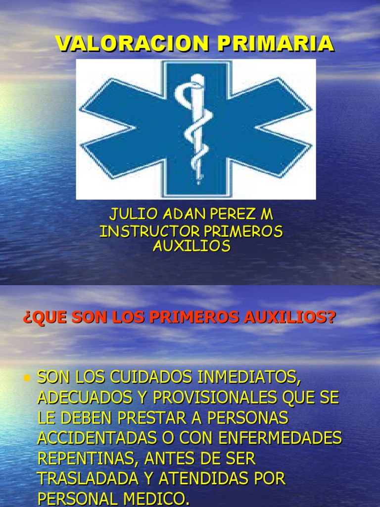 Primeros Auxilios Abcde Del Trauma | PDF | Primeros auxilios ...