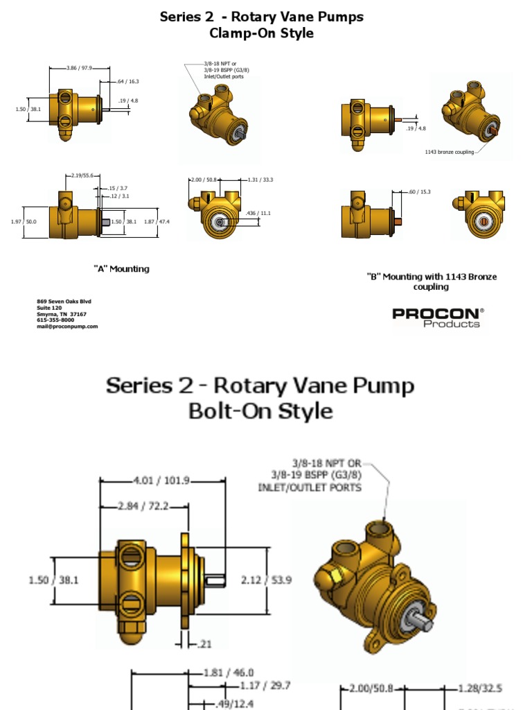 Series 2 Pump - Drawing | PDF | Turbomachinery | Hydraulics