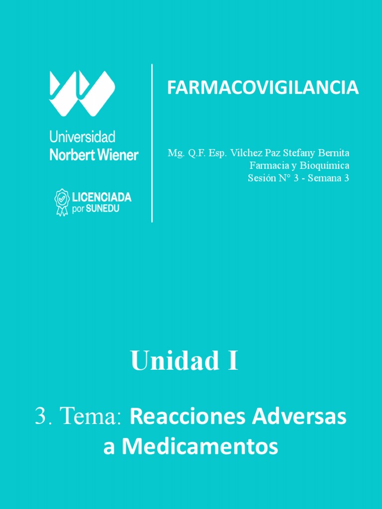 Reaccion Adversa Medicamentos | PDF