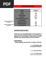 The Russwole Program Vol. 2 - Spreadsheet PDF | PDF | Kettlebell ...