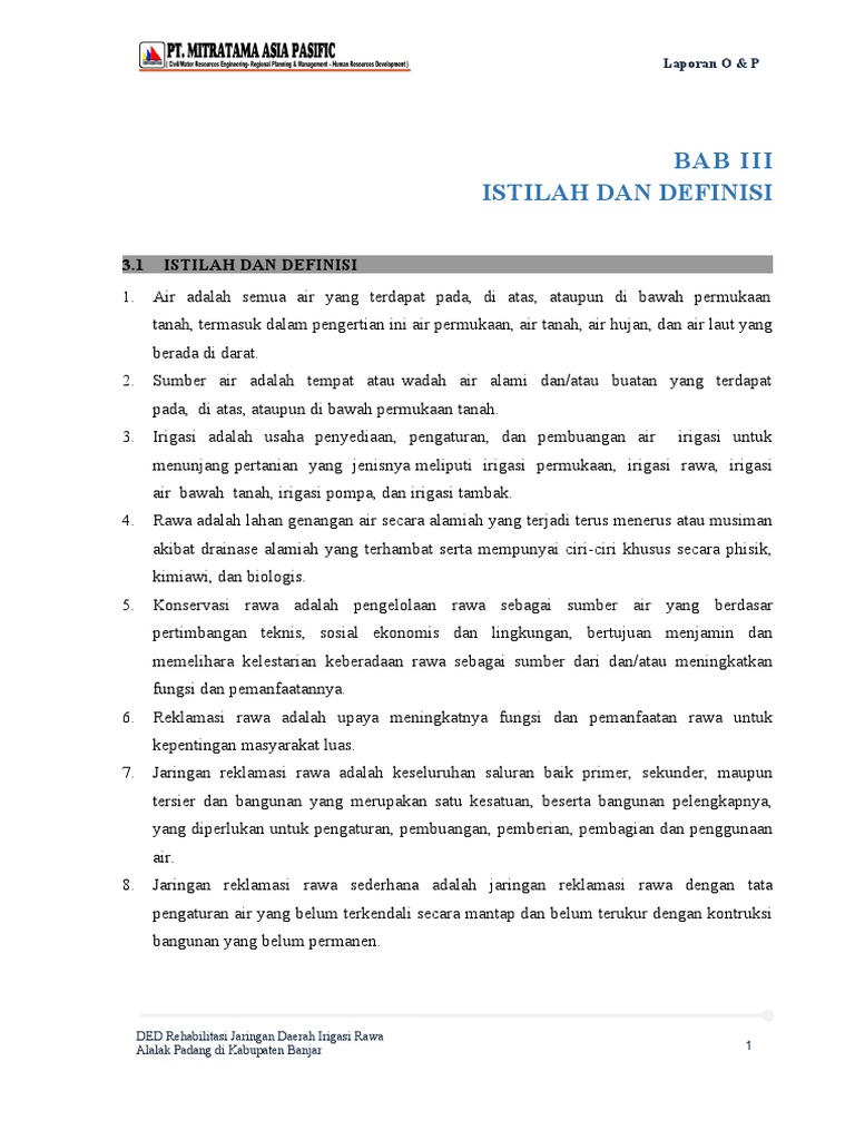 03 Bab 3 Istilah Dan Definisi | PDF