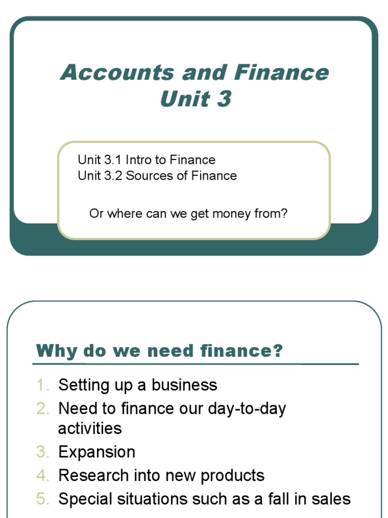 Understanding Business Finance Sources | PDF | Loans | Interest