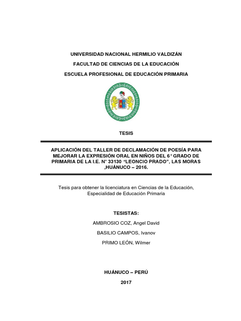 Tedp 00325 A52 | Descargar gratis PDF | Programa para la Evaluación ...