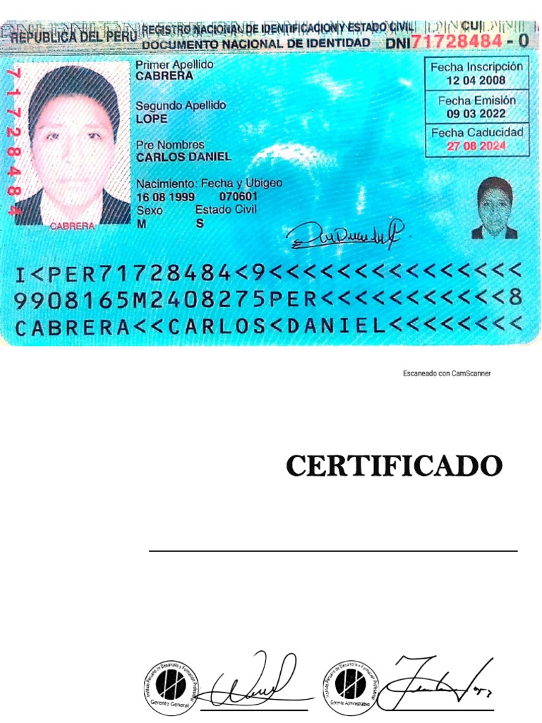 CV - Carlos Daniel Cabrera Lope | PDF