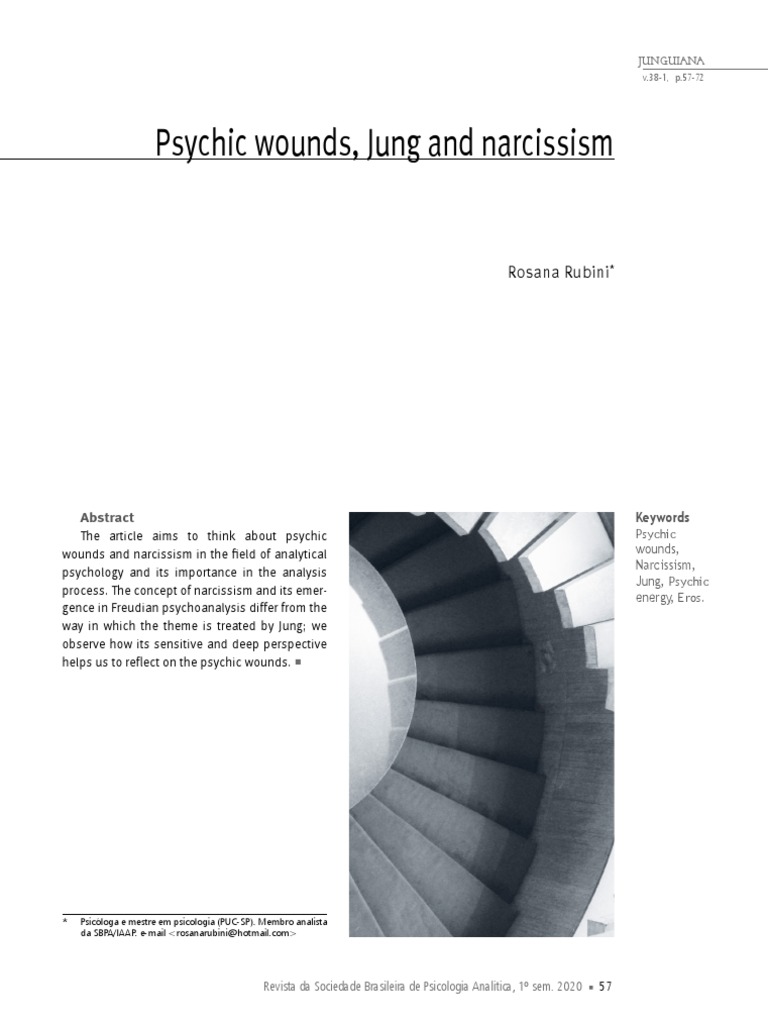 Psychic Wounds, Jung and Narcissism | PDF | Carl Jung | Narcissism