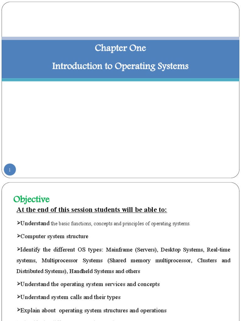 Chapter 1 Introduction | PDF | Operating System | Process (Computing)