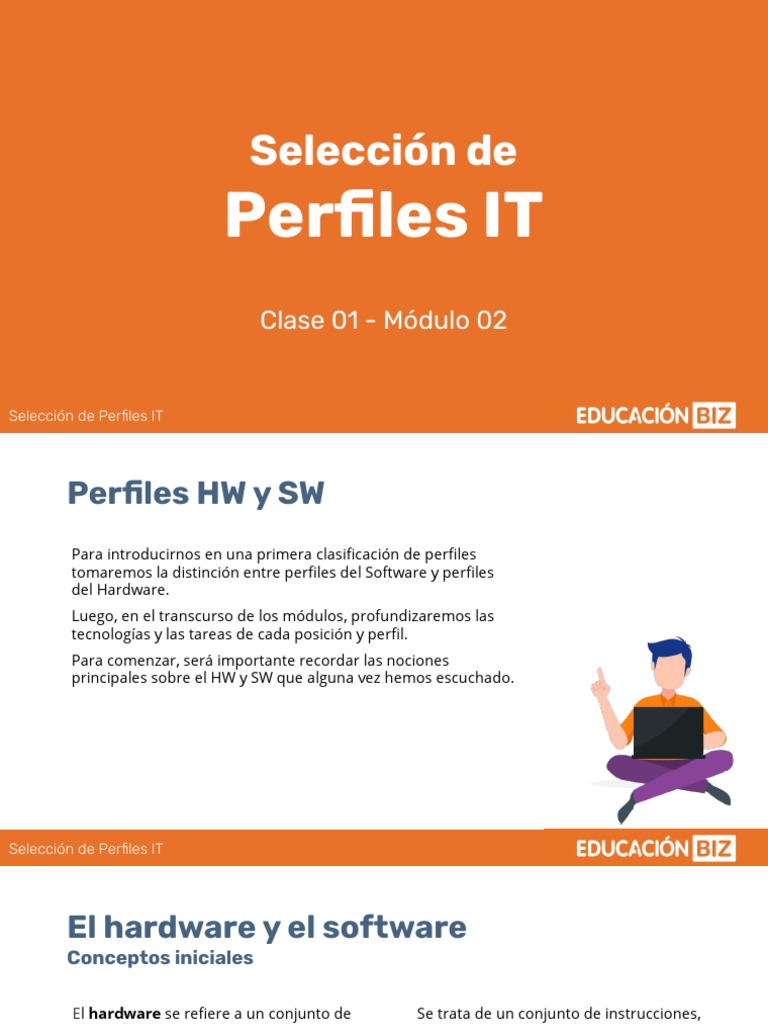 Perfiles HW y SW | PDF | Scrum (desarrollo de software) | Lenguaje de ...