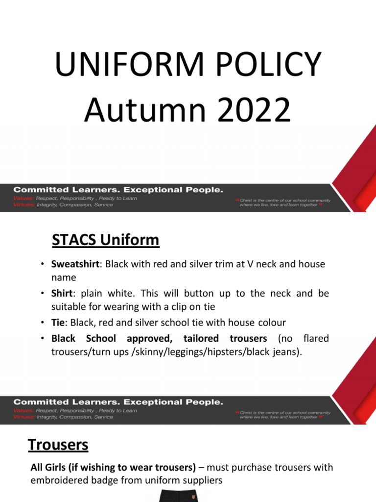 STACS_Uniform_Guidance_-_Sept_2022 | PDF
