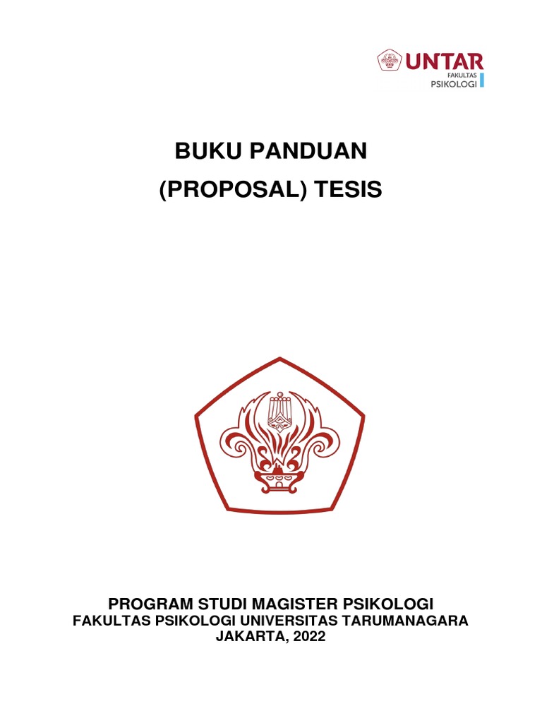 Panduan Tesis Magister Psikologi UNTAR | PDF | Karier & Perkembangan ...