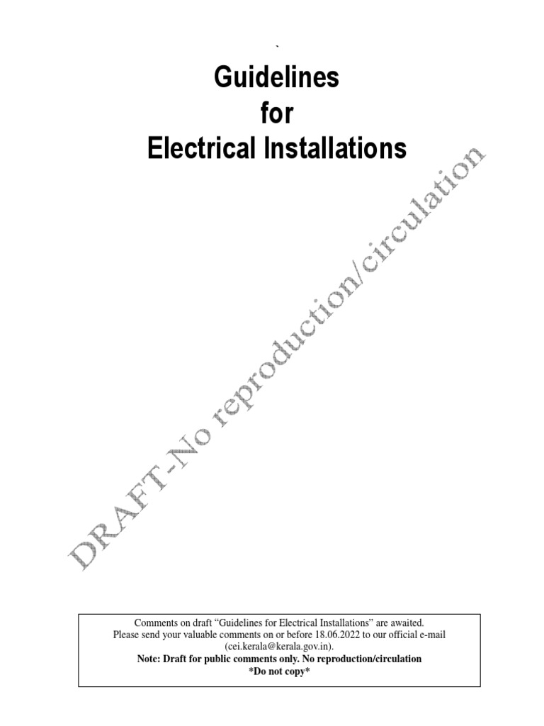 Guidelines Final 07-06-22 | PDF | Electrical Substation | Transformer