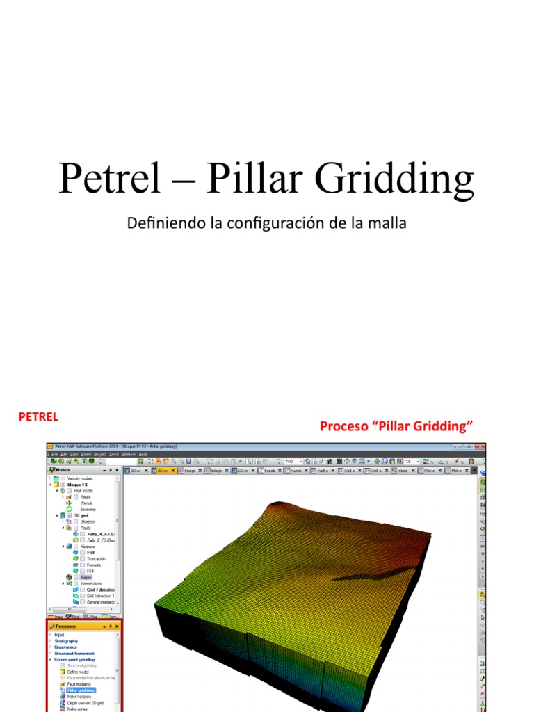 Petrel - Pillar Gridding | PDF