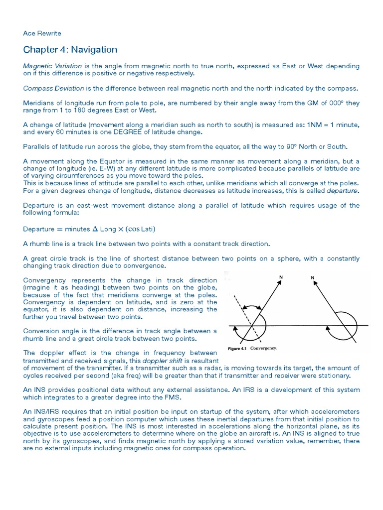Chapter 4 | PDF | Inertial Navigation System | Latitude