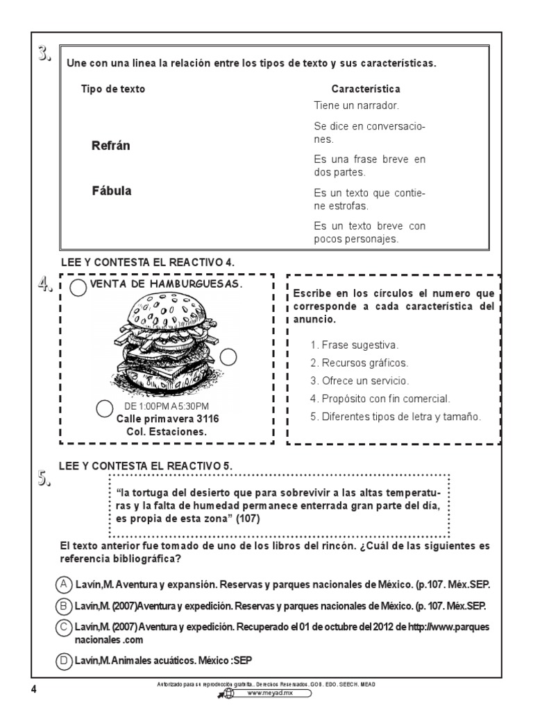 Cuadernillo de Repaso Escolar 2018 Quinto Grado | Descargar gratis PDF ...