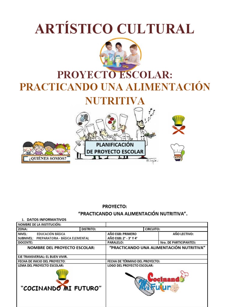Proyecto - Gastronomia y Nutricion | PDF | Nutrición | Dieta y nutrición