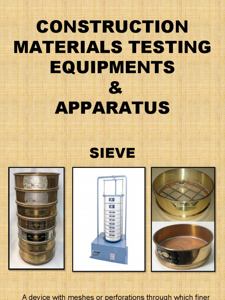 Construction Materials Testing Equipment | PDF | Technology & Engineering