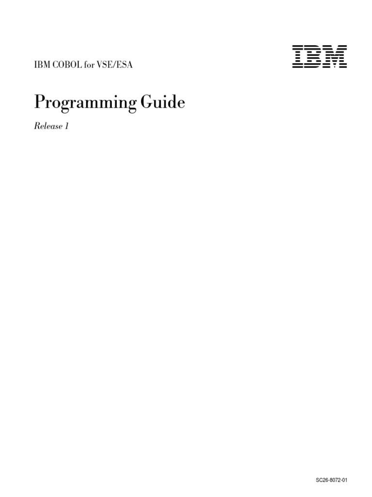 Cobol Programming Guide Pdf Computer Programming Computing