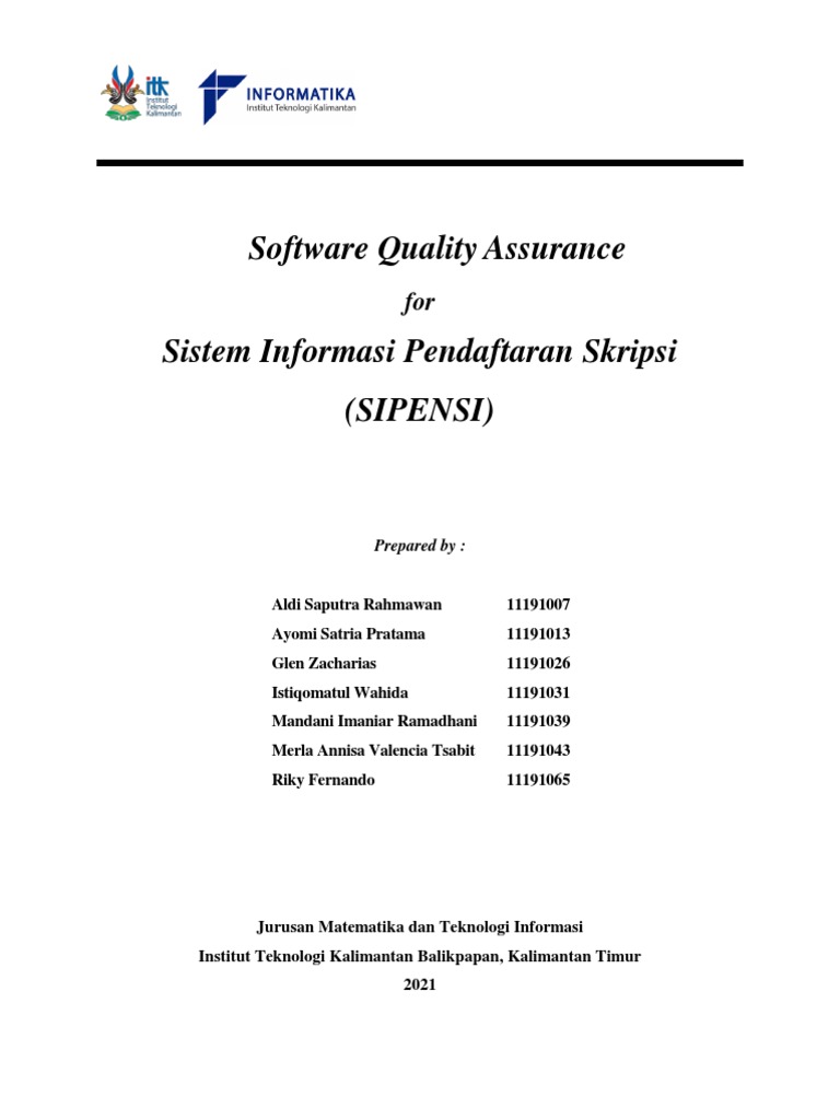 Sqa Kelompok 3 Ippl A | PDF