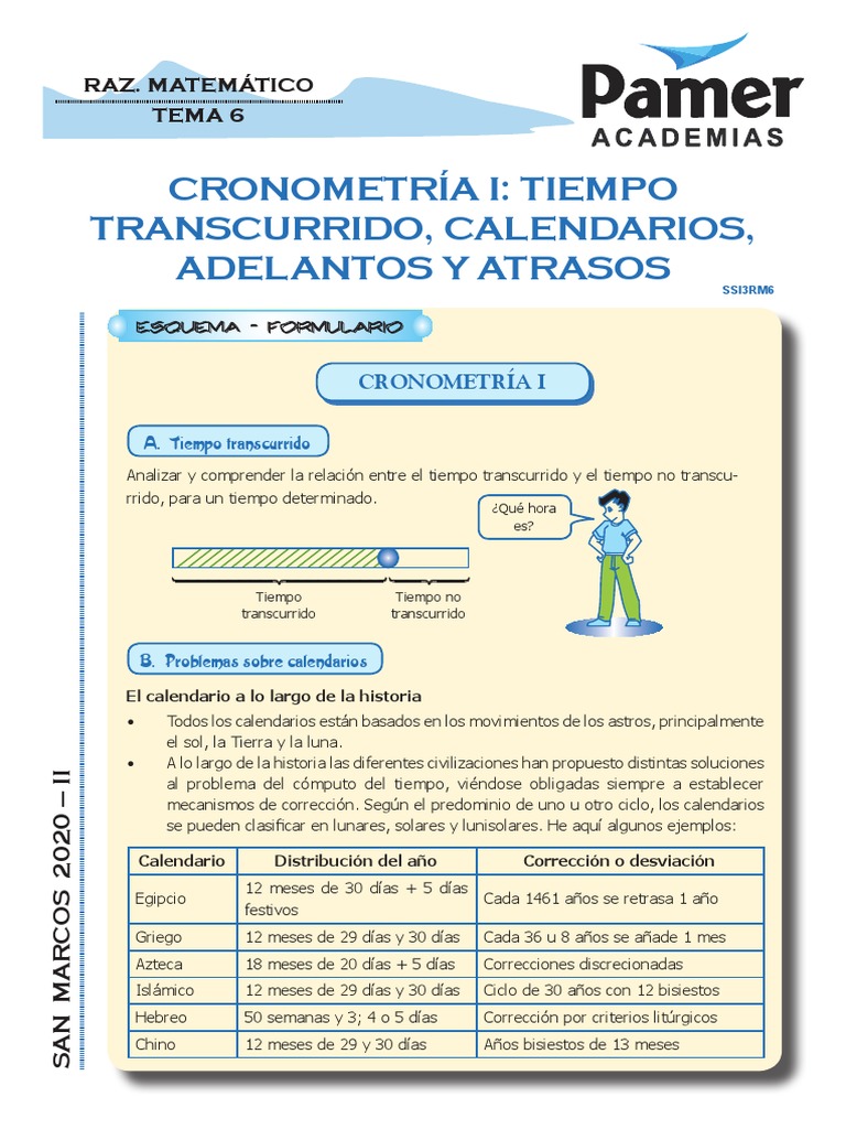 RM - Sem 6 | PDF | Calendario | Año