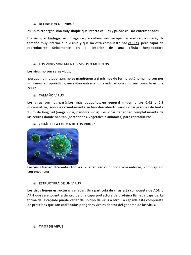 Virus | PDF | Virus | Las bacterias